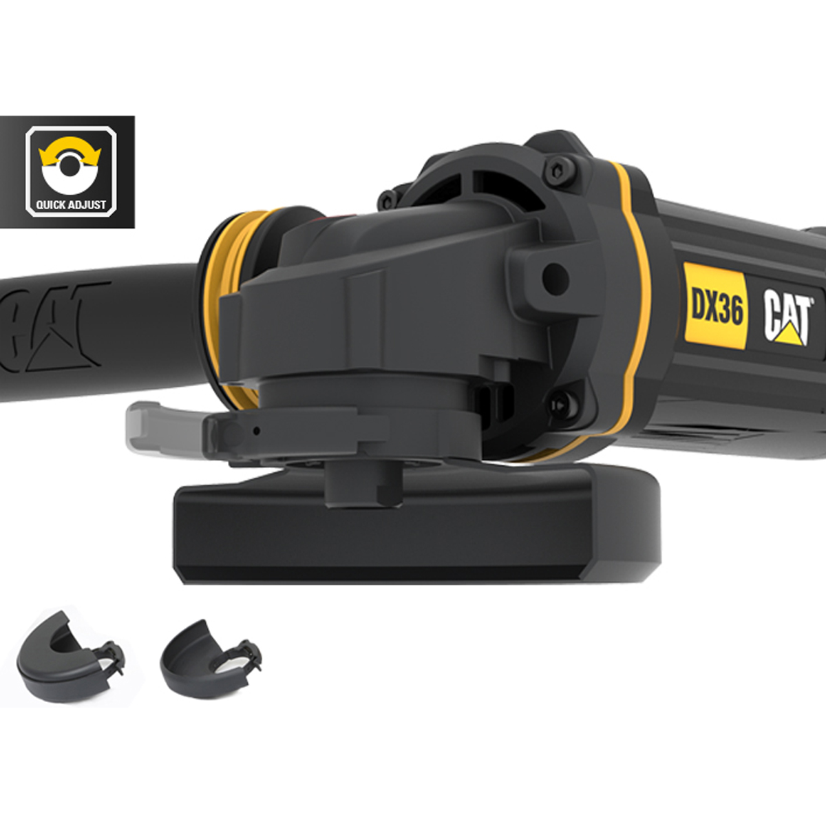 CAT ΓΩΝΙΑΚΟΣ ΤΡΟΧΟΣ 125ΜΜ 1200W DX36 – p tools